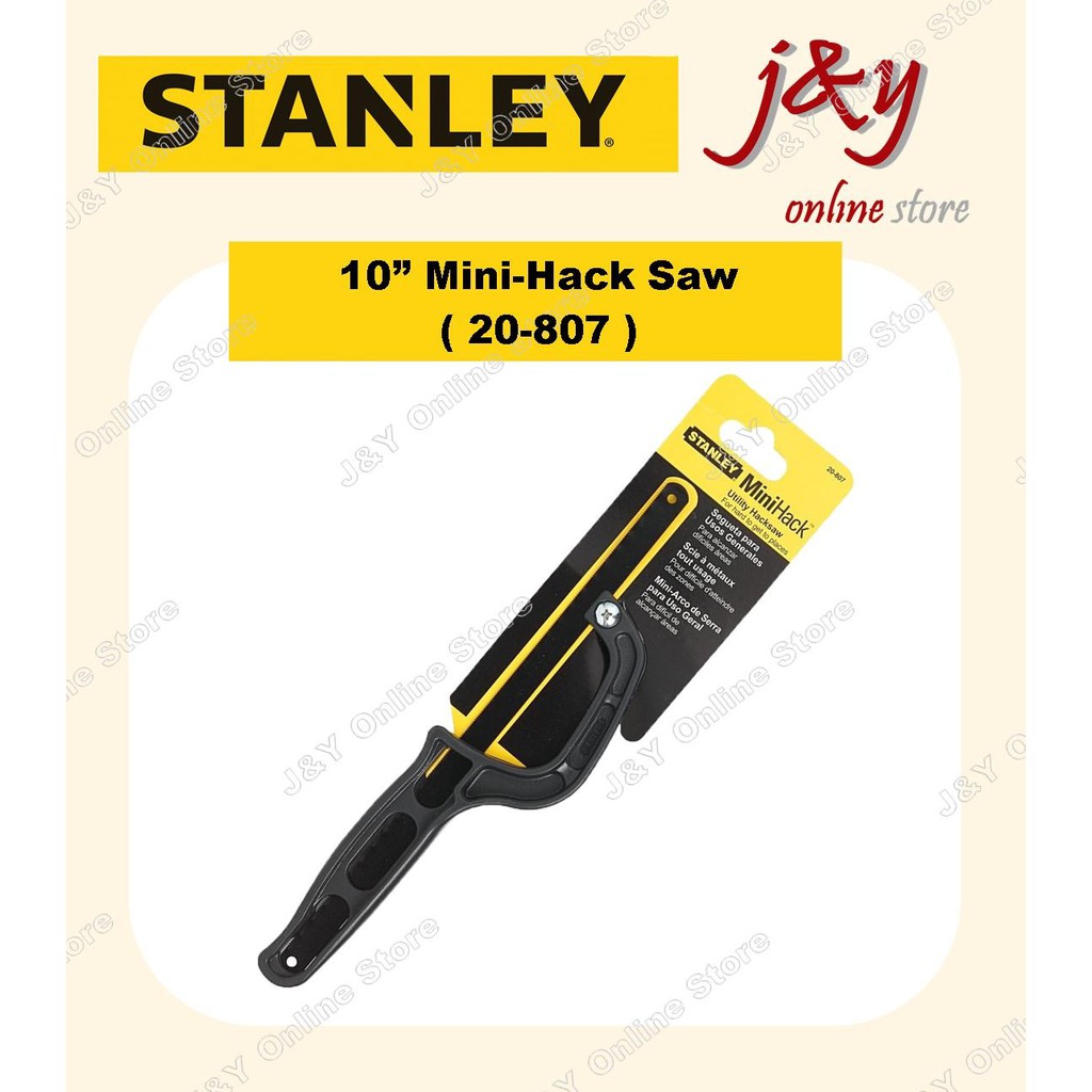 STANLEY Original 20-807 Mini Hack Saw 10" | Shopee Malaysia