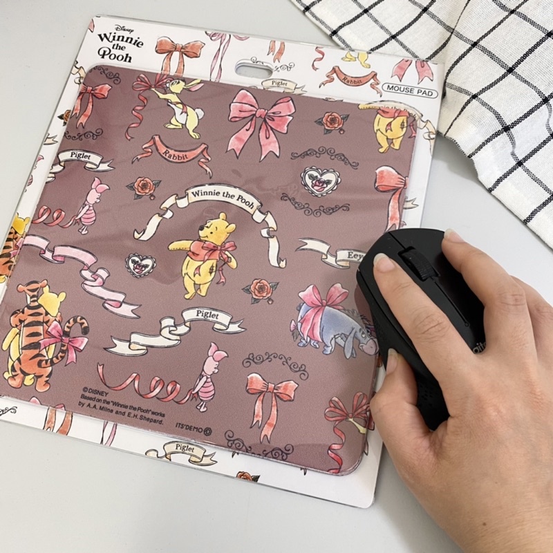 Winnie The Pooh Mouse Pad Ribbon Bow Japan Daigou disney Piglet Tigger ...