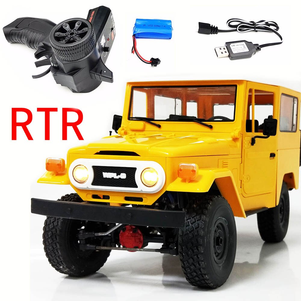 WPL C34 RTR FJ40 Four-wheel Drive RC Car Climbing Off-road 2.4G ...
