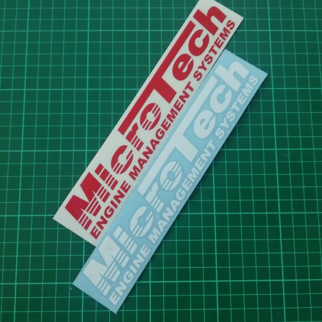 Sticker microtech (computer cutting) | Shopee Malaysia