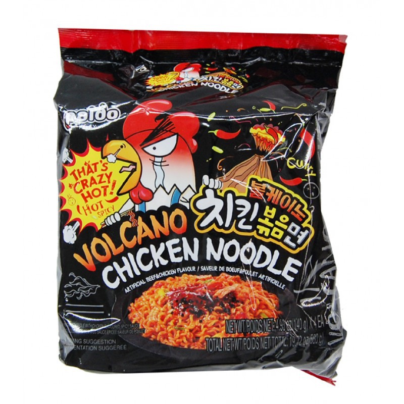 PALDO VOLCANO CHICKEN NOODLE 4x140G | Shopee Malaysia