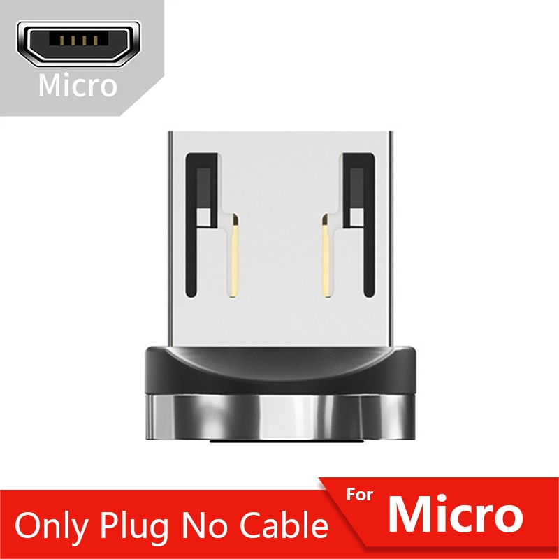 Essager 540 Rotate Magnetic Cable 3A Fast Charging Micro USB Type C ...