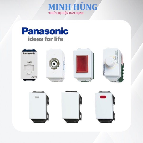 Panasonic fan switches, sockets, indicator lights, potentiometers ...