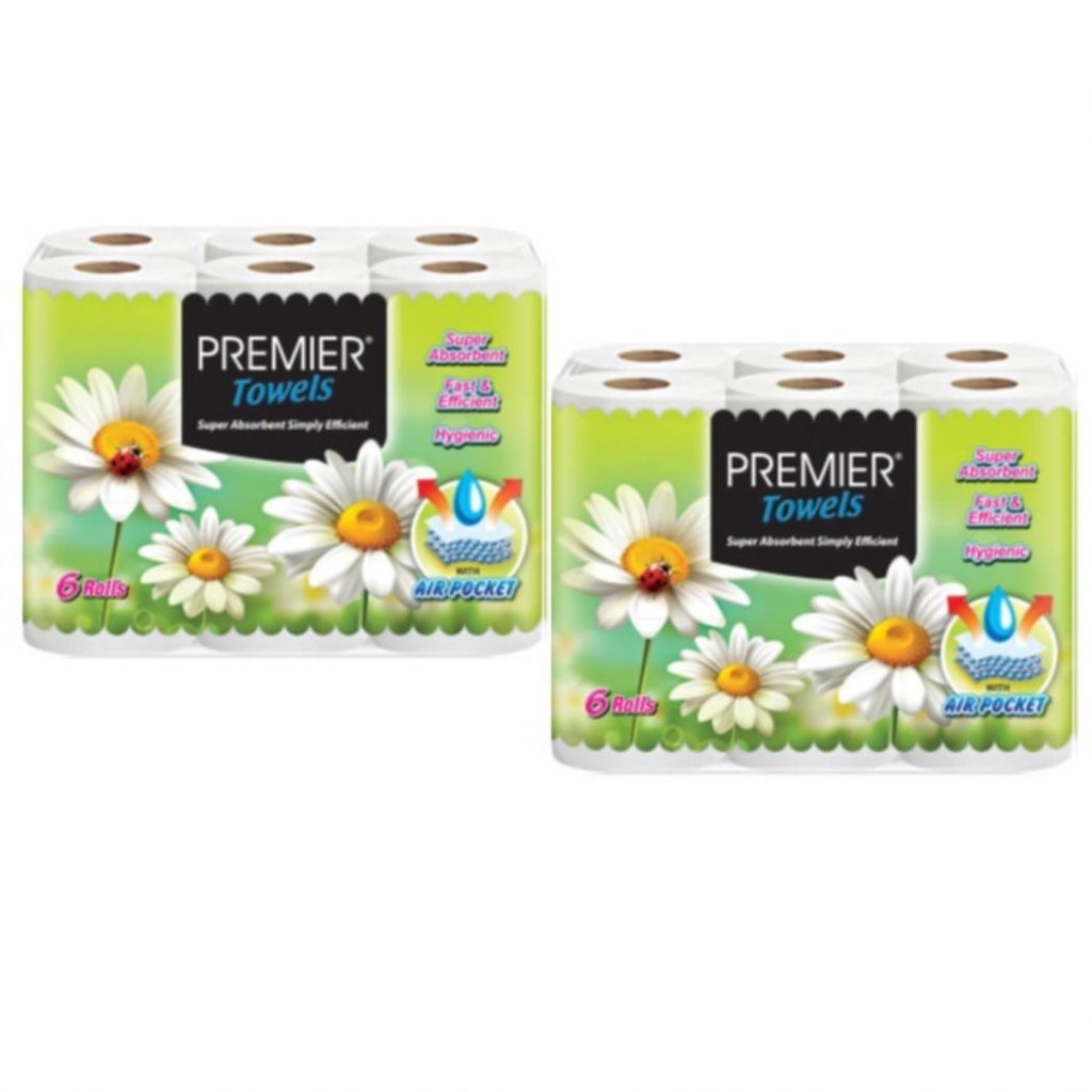 Premier Kitchen Towel 60s x 6roll Royal gold kitchen towel Tisu Gulung ...