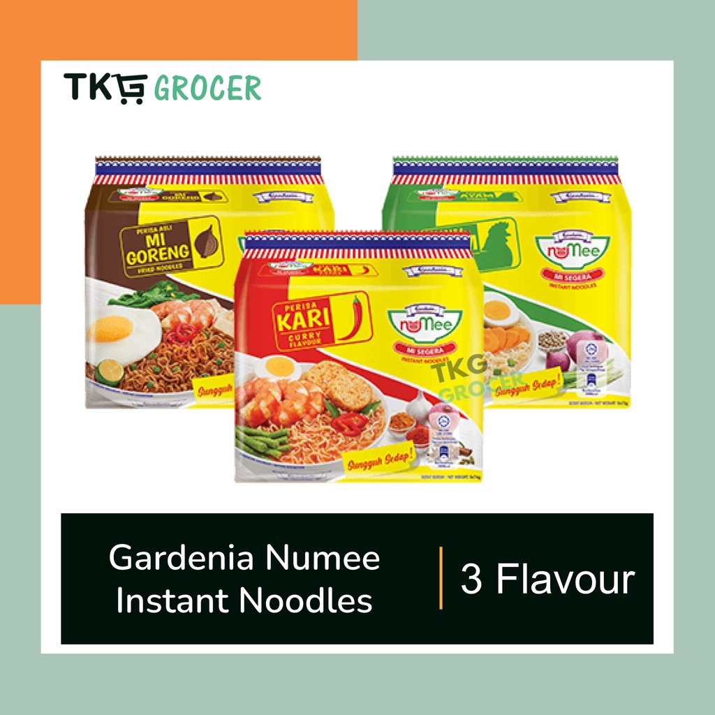 Gardenia Numee Instant Noodles / Mi Segera (Curry / Chicken / Mi Goreng ...