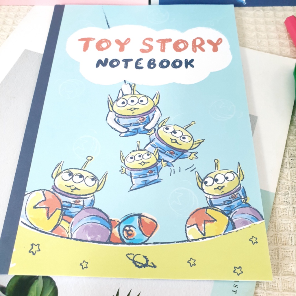 Disney 25K Notebook Three-Eyed Monster Fixed Page Notes Horizontal 25K ...