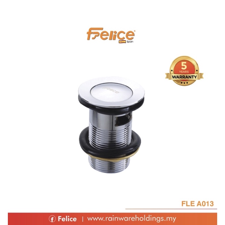FLE A013 : Push Type Pop-Up Waste ( H : 80mm ) | Shopee Malaysia