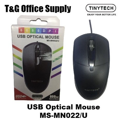 TINYTECH USB Optical Mouse MS-MN022/U | Shopee Malaysia