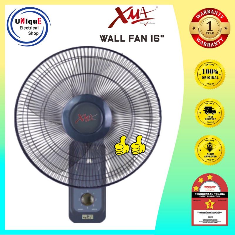 Xma Wall Fan With Remote Control / Smart Remote Wall Fan 5 Blade ...