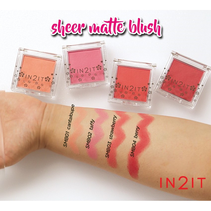 IN2IT SHEER MATTE BLUSH (SMB) | Shopee Malaysia
