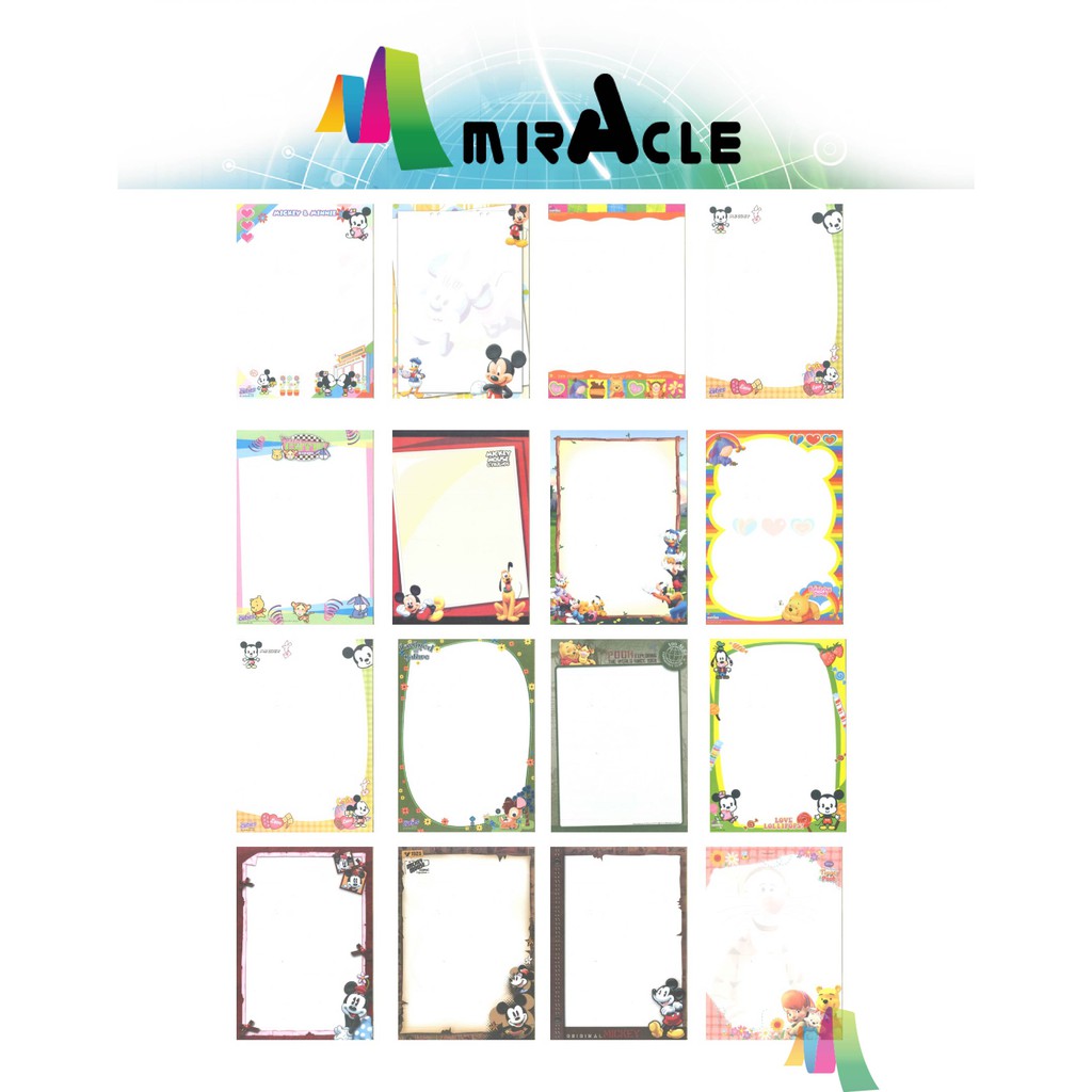 A4 Fancy Card Paper (C) / Kertas Folio Binding Cover 10s /pkt (Ready ...