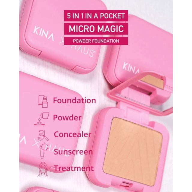 HAUS MAGIC PINKY POWDER FOUNDATION | Shopee Malaysia