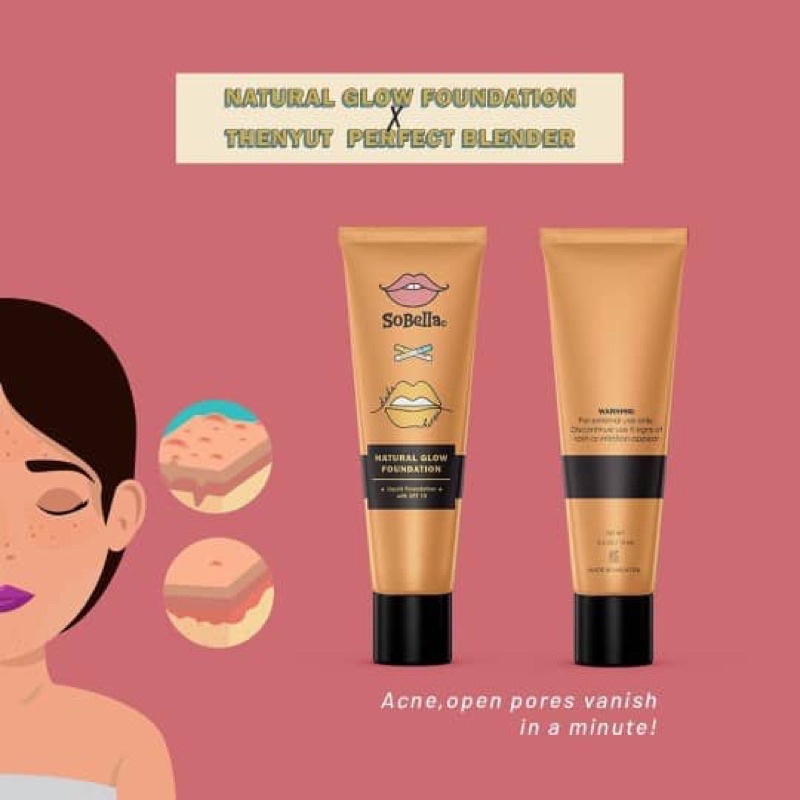 [READY STOCK] SOBELLA x THENYUT FOUNDATION 💯 ORIGINAL HQ | Shopee Malaysia