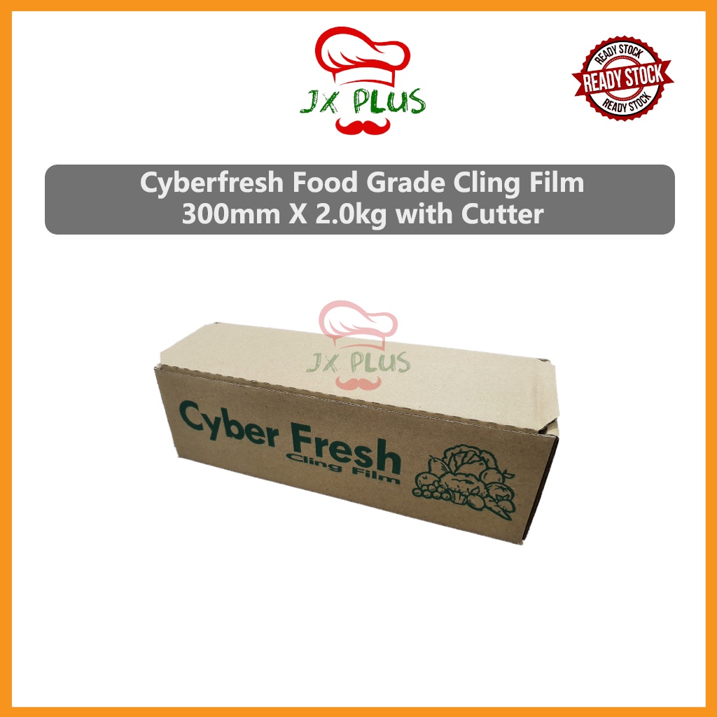 Cyber Fresh Cling Film Plastic Wrap Food Wrap Catering Film With Cutter ...