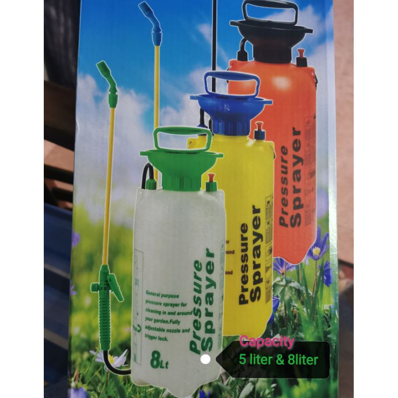 8L & 5L pressure sprayer | spray pokok bunga racun rumpai bena kutu ...