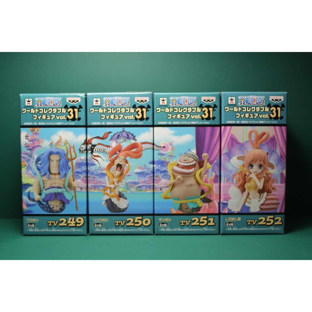 One Piece Jingpin WCF Set Standing Gold Certificate Q Version VOL.31 ...