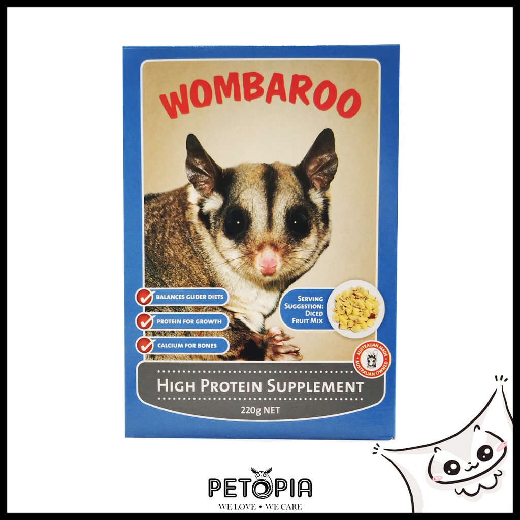 Wombaroo High Protein Supplement HPS [220g] | Sugar Glider Food ...