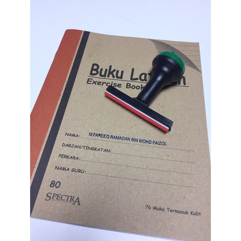 Cop Getah Nama Murid Rubber Stamp Malay Jawi Chinese | Shopee Malaysia