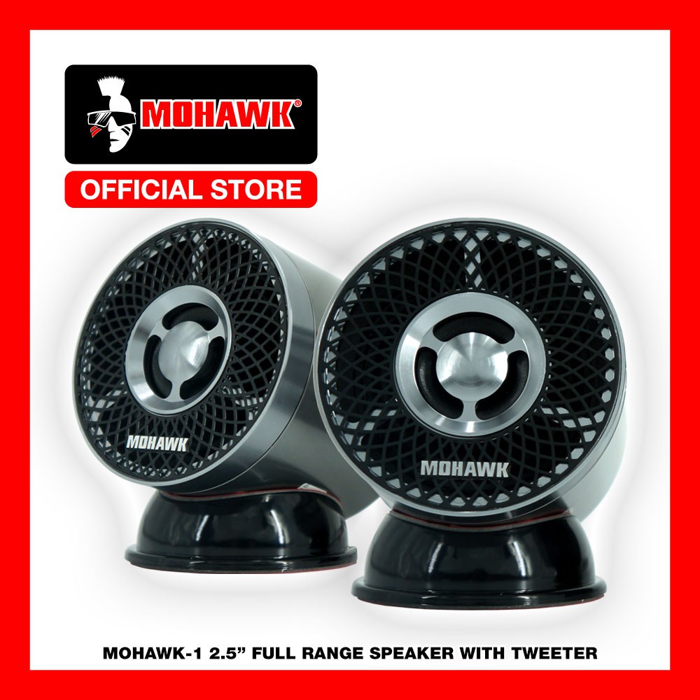 MOHAWK Car Audio 21M1-2.21 1-SERIES 2.5 Inch Full Range Speaker With Tweeter | Shopee Malaysia