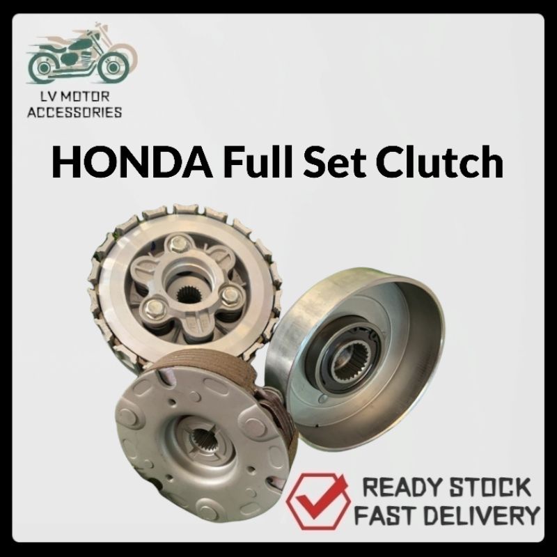 (READY STOCK) Honda WAVE125 / WAVE100 / EX5 Full Set Clutch ( A Class ...