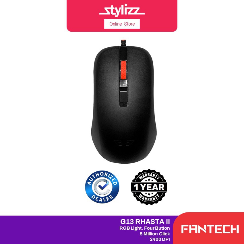 FANTECH RHASTA II G13 PRO-GAMING MOUSE | Shopee Malaysia