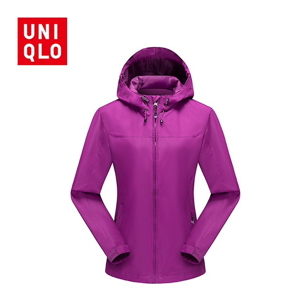 UNIQLO Waterproof Jackets Women Windbreaker Hooded Jacket Men Plus Size ...
