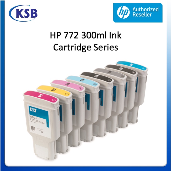 HP 772 300-ml Ink Cartridge Series ( CN629A | CN630A | CN633A | CN634A ...