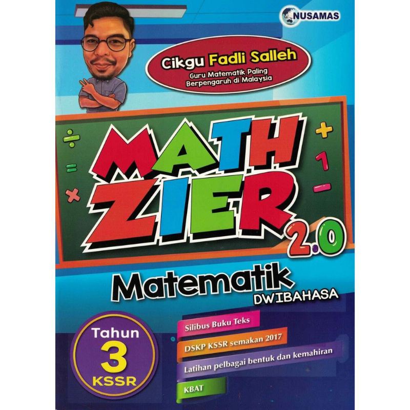 (Original Dari Kedai Cikgu Mohd Fadli Salleh) MATHZIER 2.0 MATEMATIK TAHUN 1, 2 & 3 | Shopee ...