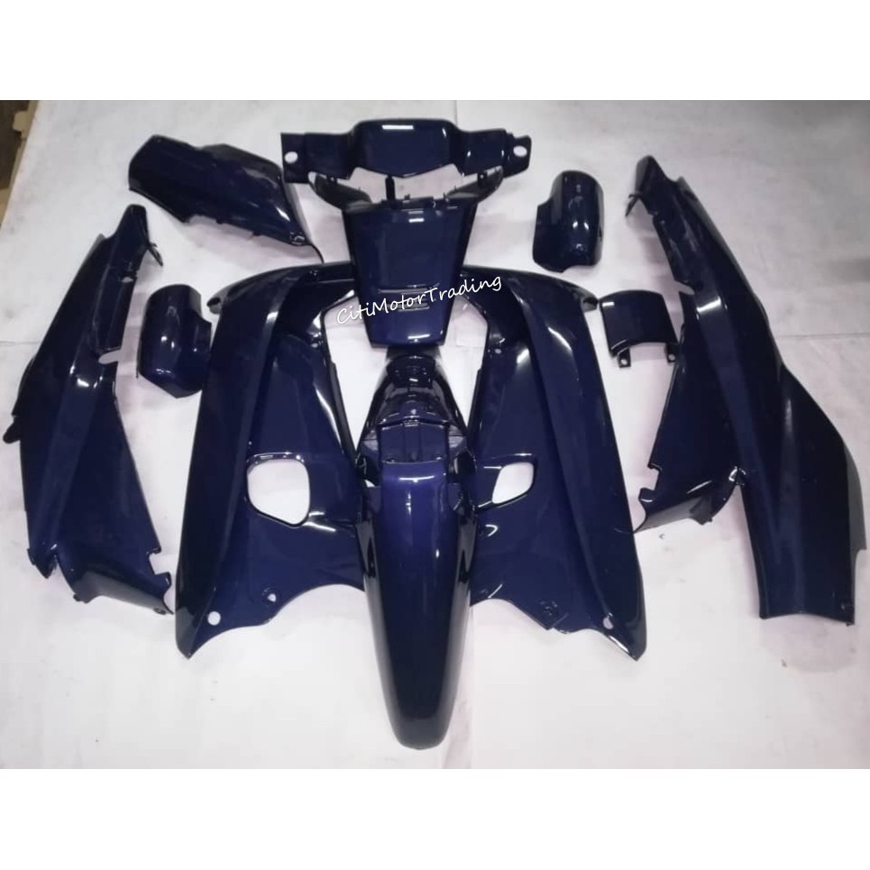 HONDA WAVE 100 COVER SET + STICKER SET ( Biru ) | Shopee Malaysia