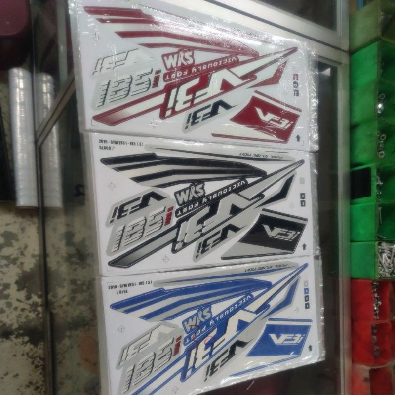 BODY STICKER SYM VF3i 185 v1,v2 n v3 | Shopee Malaysia