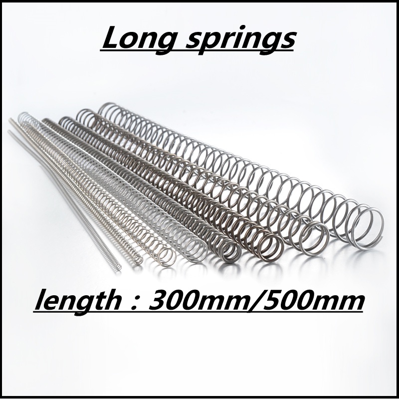 Long spring compression spring small spring length 300mm/500mm | Shopee ...