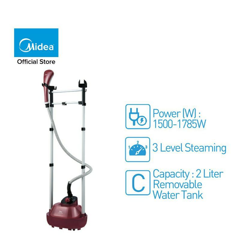 Midea GS-120D Garment Steamer | Shopee Malaysia
