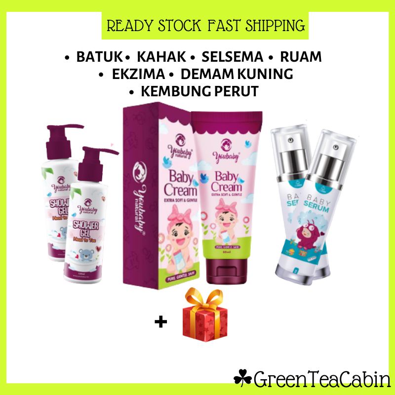 YOUBABY CREAM ORIGINAL 💯% FOR BATUK, KAHAK, SELSEMA, ECZEMA, RUAM ...