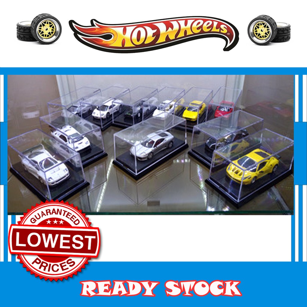 HOT WHEELS TRANSPARENT DISPLAY BOX 1:64 READY STOCK | Shopee Malaysia