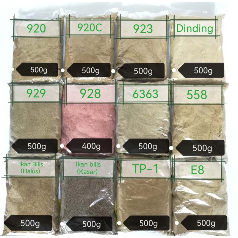 👍🏻Dedak pancing/920/923/929/928👍🏻/6363/E8/ikan bilis/920c/TP-1/558 ...