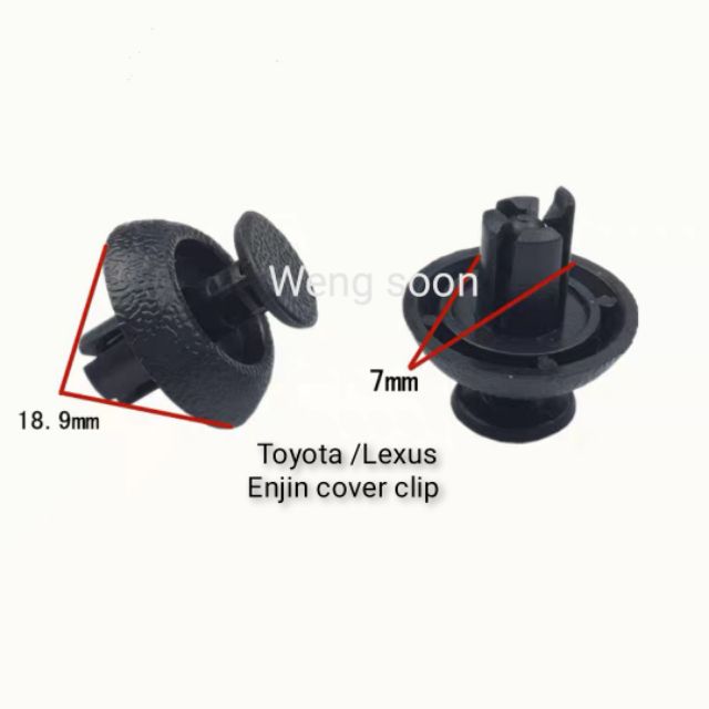 Toyota & Lexus radiator cover clip | Shopee Malaysia