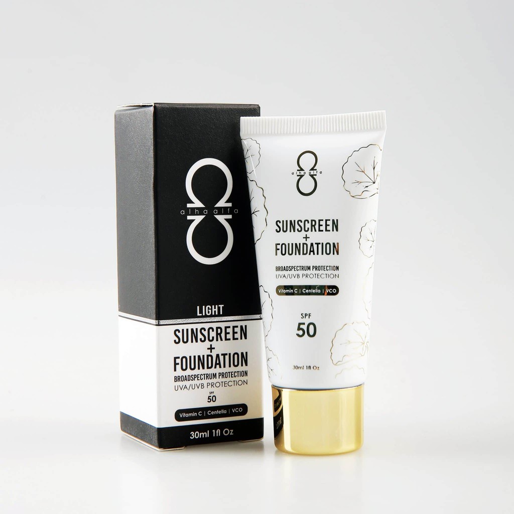 ALHA ALFA FOUNDATION + SUNSCREEN 💯ORIGINAL PRODUCT 💯 TRUSTED STOKIS ...