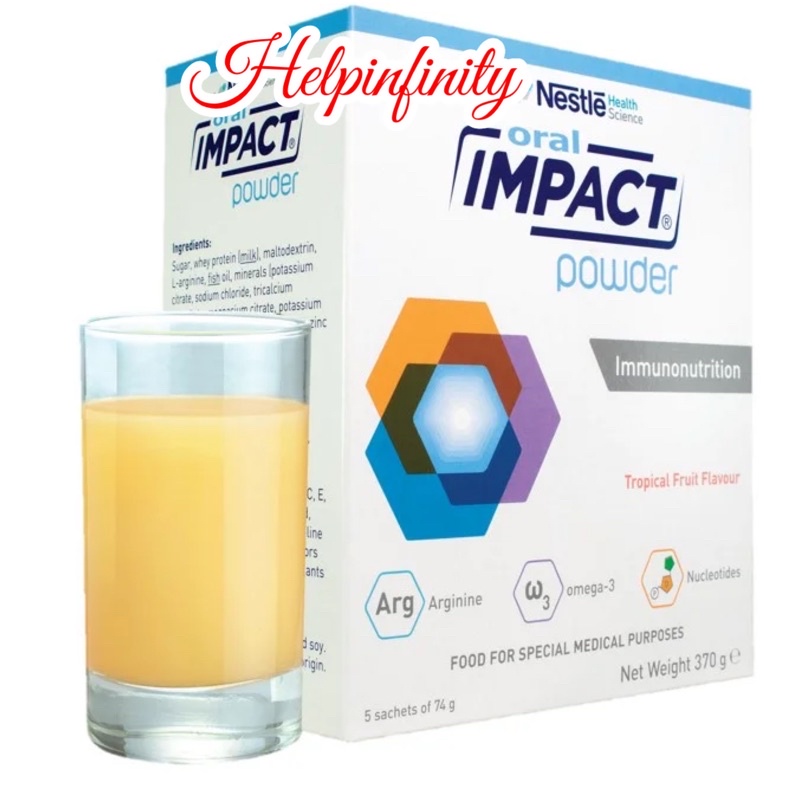 Nestle Oral Impact Powder Complete Enteral Supplement used Peri ...