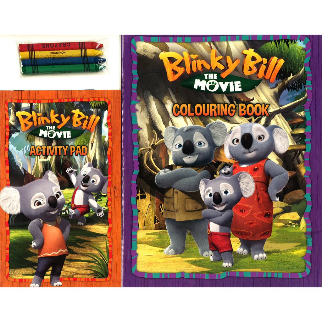 Blinky Bill The Movie Activity Pack | Shopee Malaysia