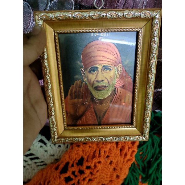 Shirdi sai baba frame small | Shopee Malaysia