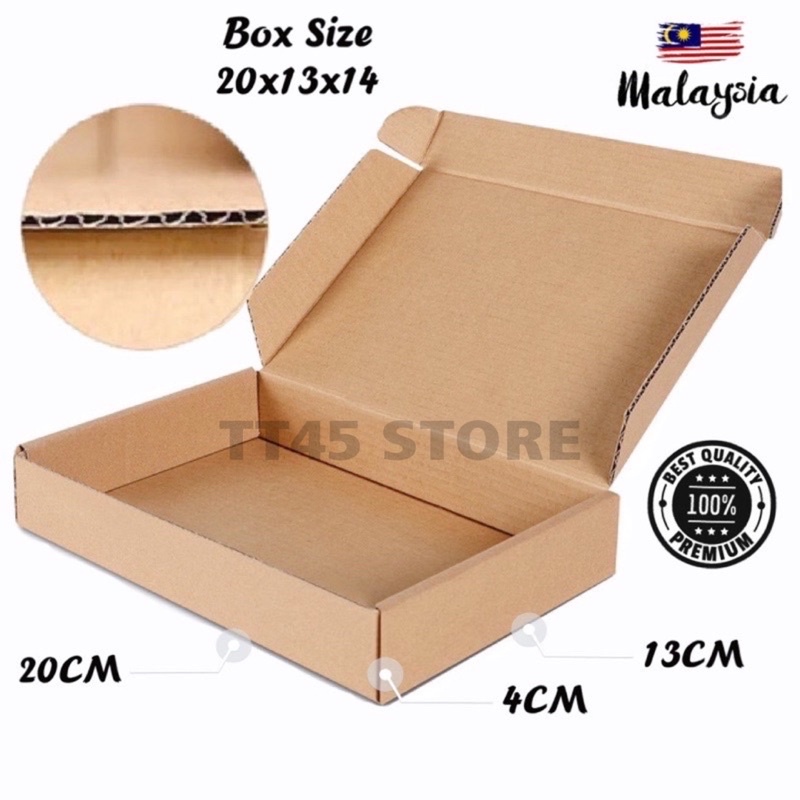 ️ SAFETY ADD ON ️ Carton Box Parcel Packaging Box 20 CM*13 CM*4 CM ...