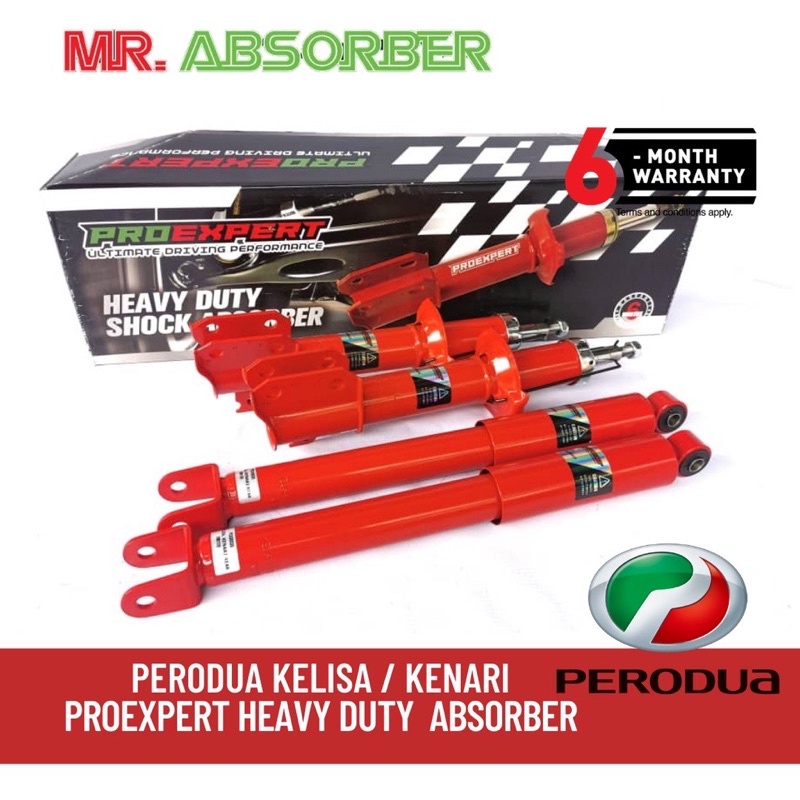 ABSORBER HEAVY DUTY PROEXPERT / SPRING SPORT MYVI VIVA ALZA KELISA ...
