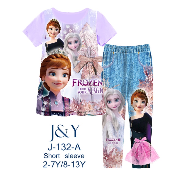 JY GIRL SET J-132A FROZEN | Shopee Malaysia
