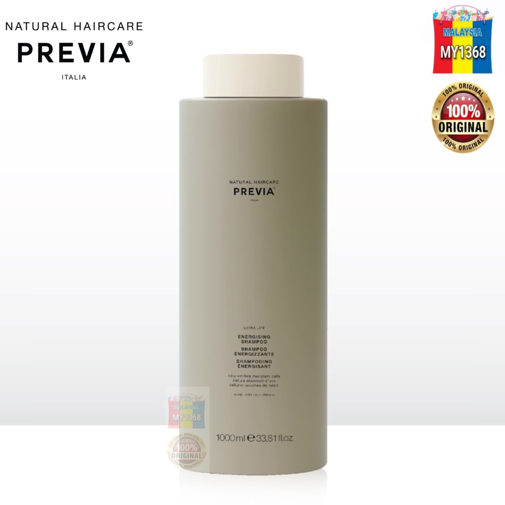 Previa Italy Energising Shampoo - For Prevent Hair Loss And Stimulate ...