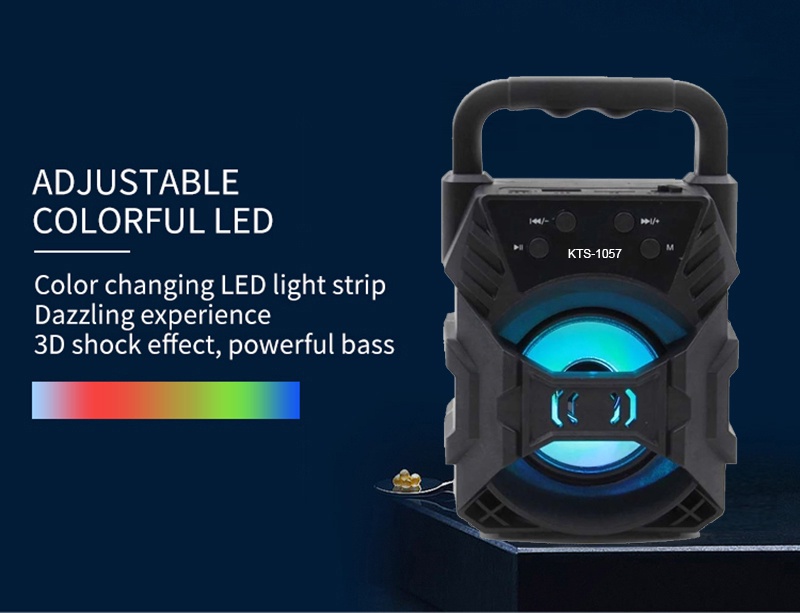 KTS-1057 / XTM-5009 Free mic BLUETOOTH SPEAKER PORTABLE SPEAKER ...