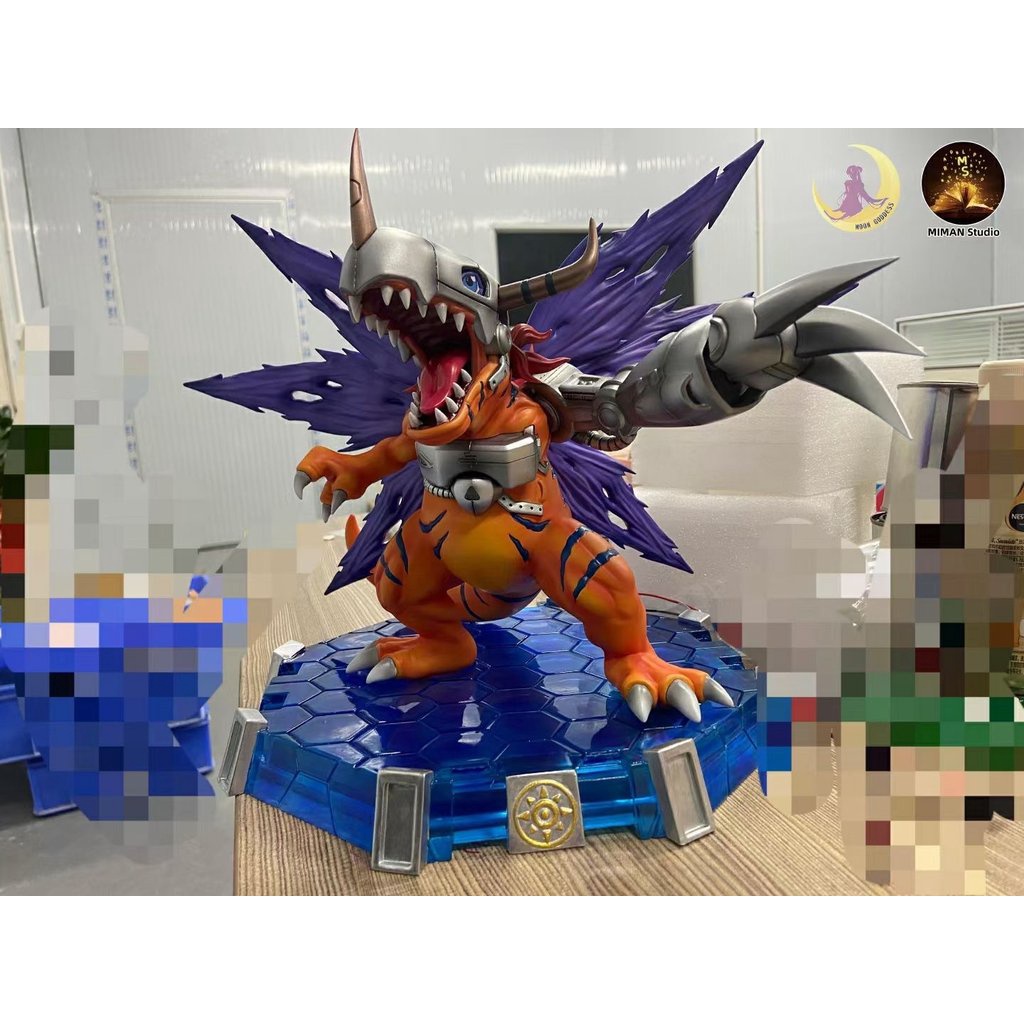 [GK Resin] [Ready Stock] Moon Goddess & Miman Studio - Digimon Series 01 - Metal Greymon ...