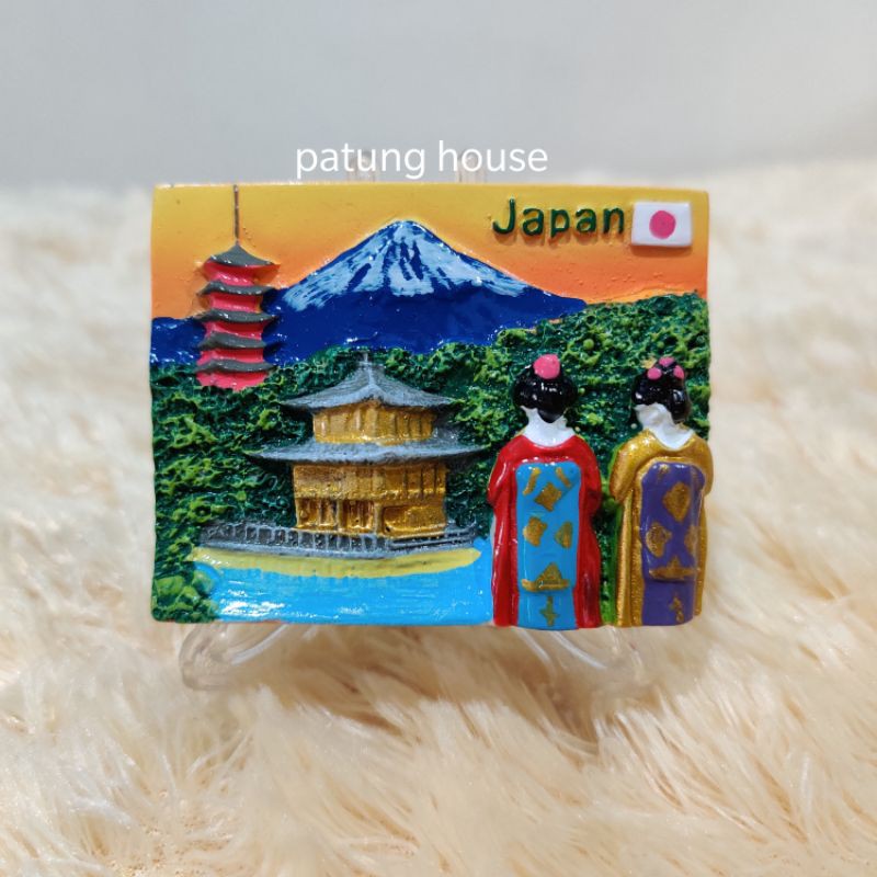 Fridge Magnet Refrigerator Sticker Souvenir Japan Japan Mount Fuji ...