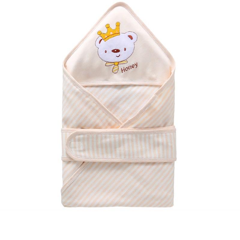 Bedung Bayi Baby Wrap Swaddle Newborn Baby Blanket Hoddie Cotton Wrap ...