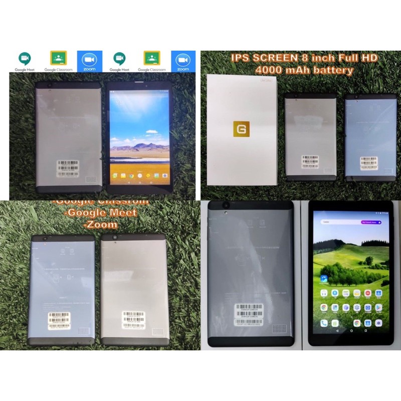 Tab Gpad 8Incl 4G LTE (2+16) Support Zoom/Google Meet/Google class Room ...