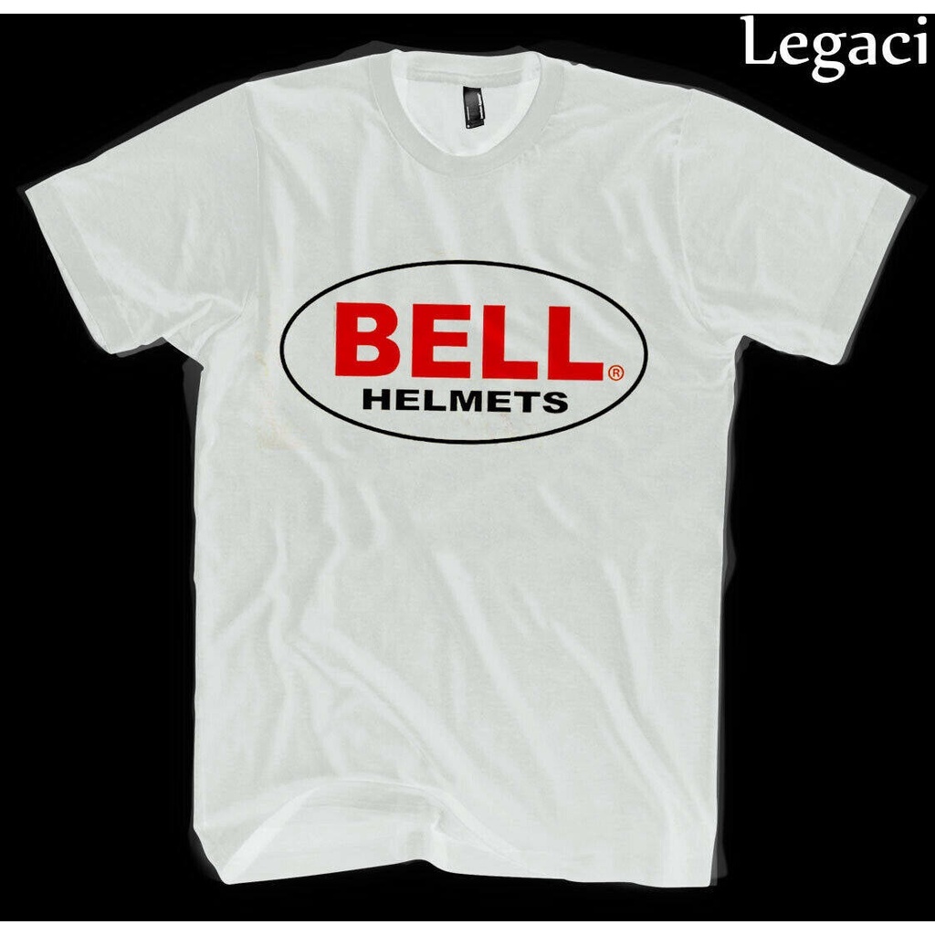BELL HELMET Logo Tshirt - Vintage Baju Cotton Unisex Men Women Basic ...